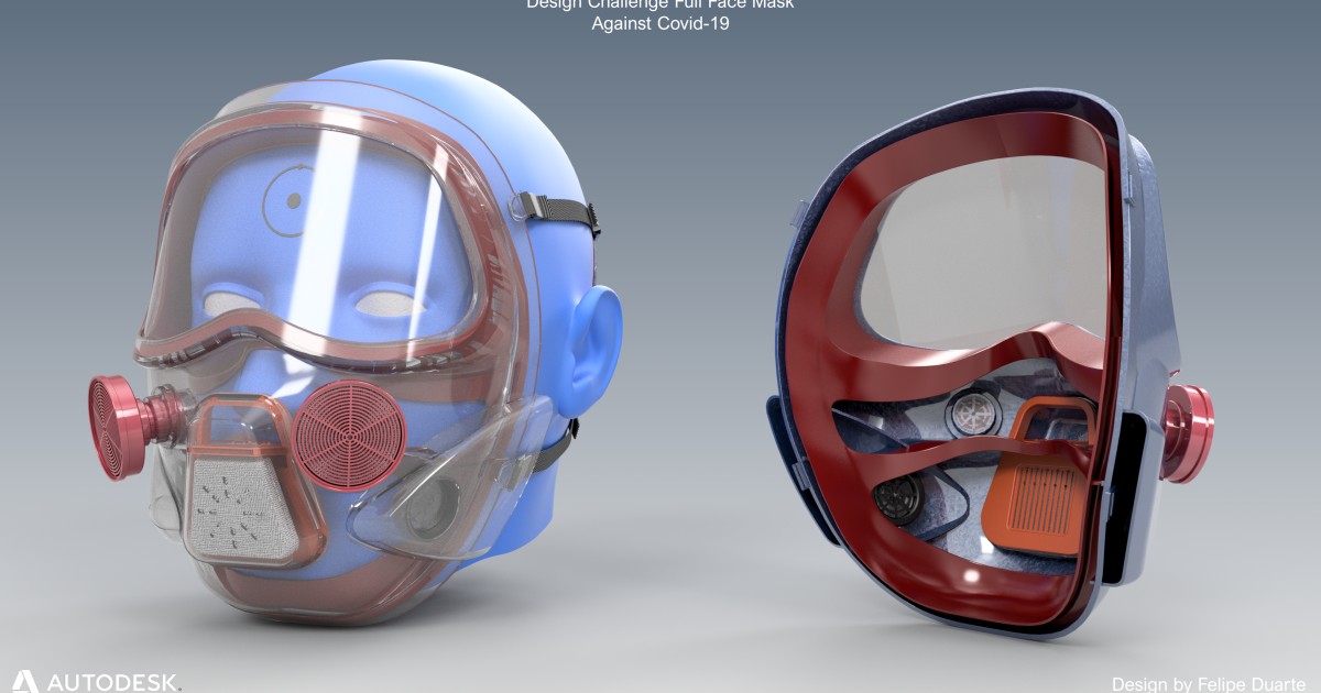 Design Challenge #002 - full-face mask | Autodesk Community Gallery