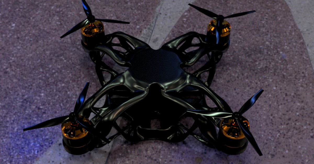 Generative drone (IIK-G) 3D print | Autodesk Community Gallery