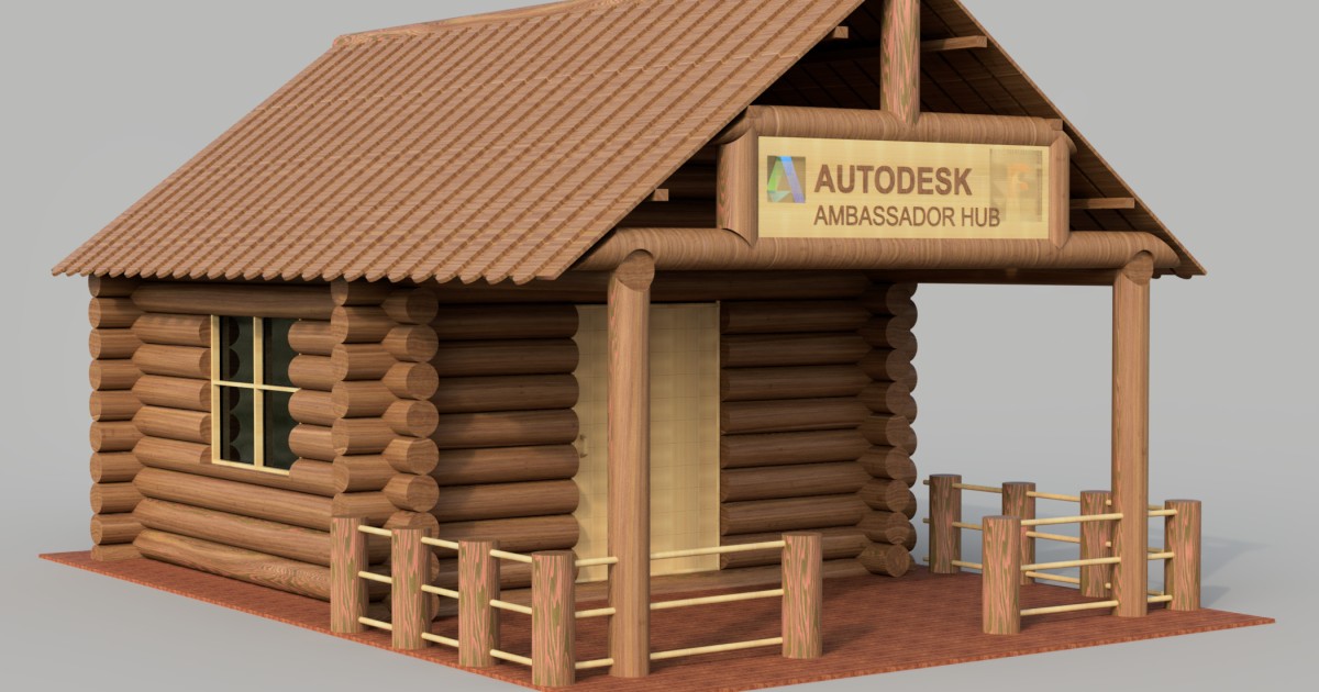 Wooden Hut | Autodesk Community Gallery