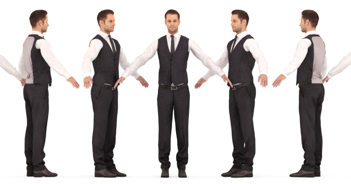 Eric Rigged 001 - Rigged 3D Business Man | Autodesk Community Gallery