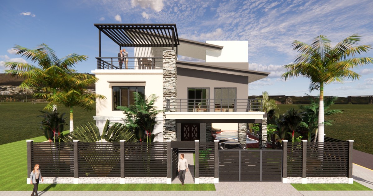 2 Storey High-end Residential House | Autodesk Community Gallery