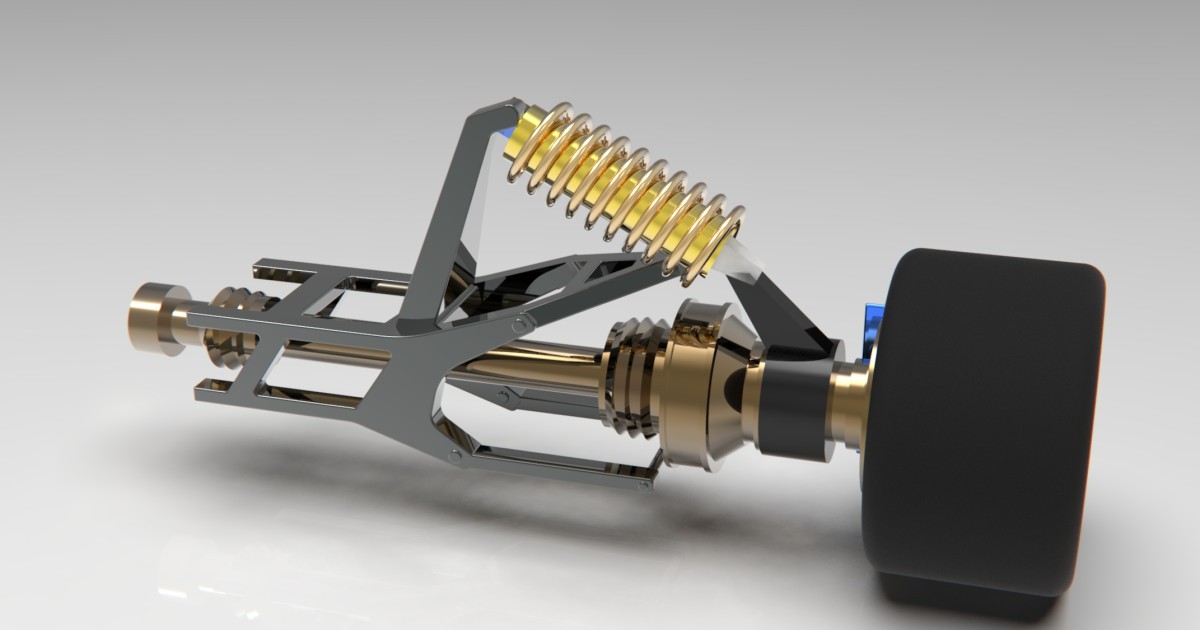 Car Suspension Model | Autodesk Community Gallery