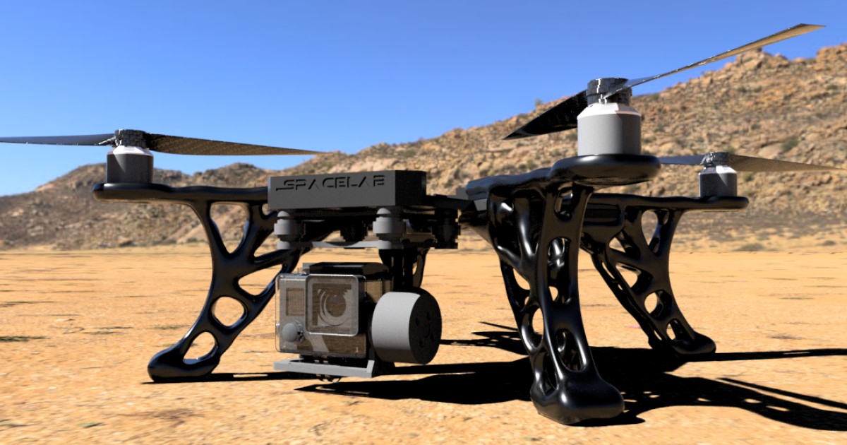 Generative drone (IIK-G) 3D print | Autodesk Community Gallery