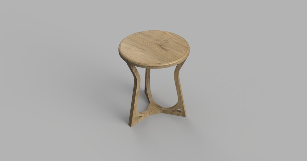 FlatPack Stool Furniture | Autodesk Community Gallery