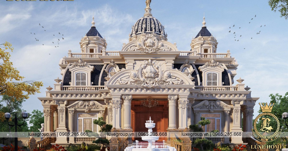 Designing the classic French castle Anh Hung in Hai Duong - LD 1179 ...