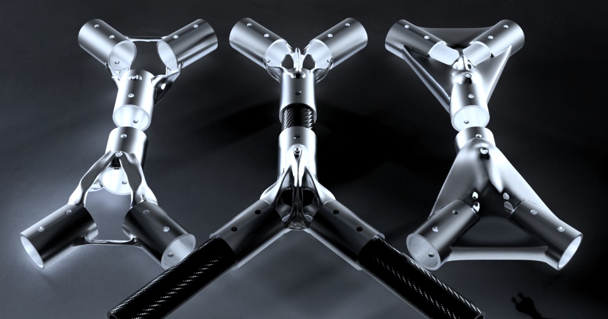 Generative Y coupling for drone | Autodesk Community Gallery