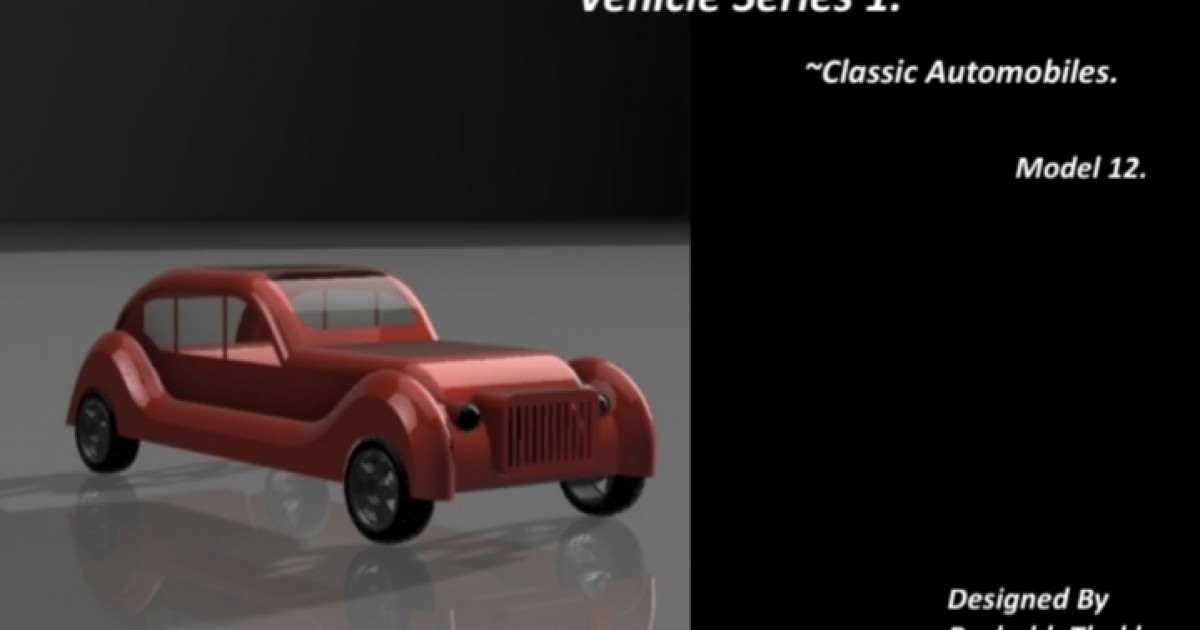 Vehicle Series... Model 12 | Autodesk Community Gallery