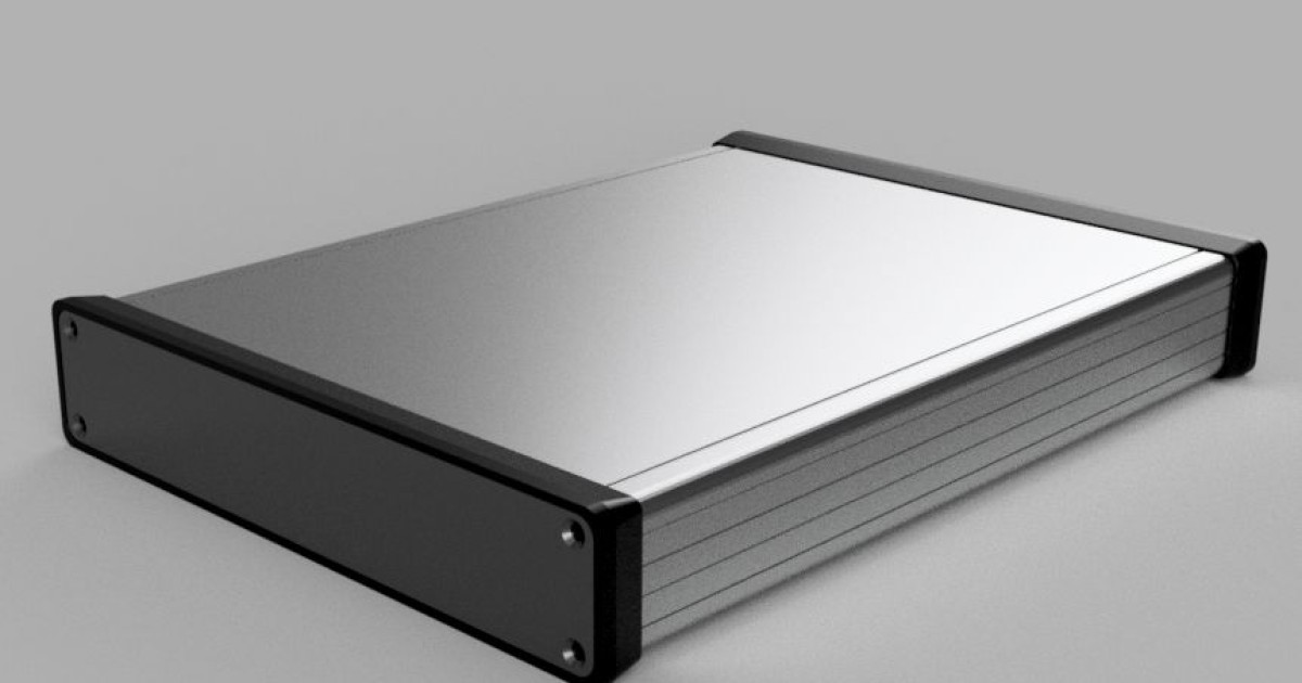 Extruded Aluminium Case Hammond 1455R2201 | Autodesk Community Gallery