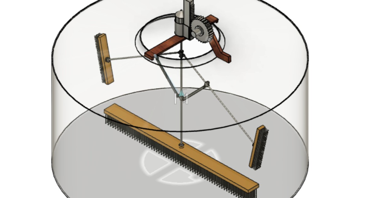 Water Tank Cleaning MAchine | Autodesk Community Gallery