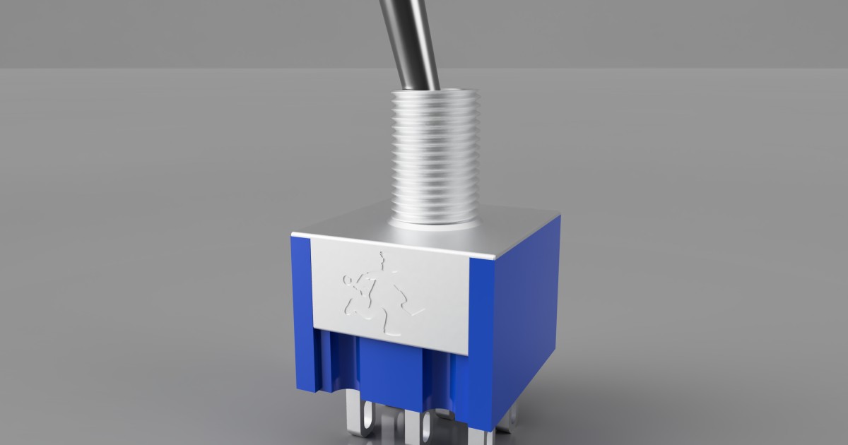 Toggle Switch - ON/ON - 2 Pole - 6A | Autodesk Community Gallery