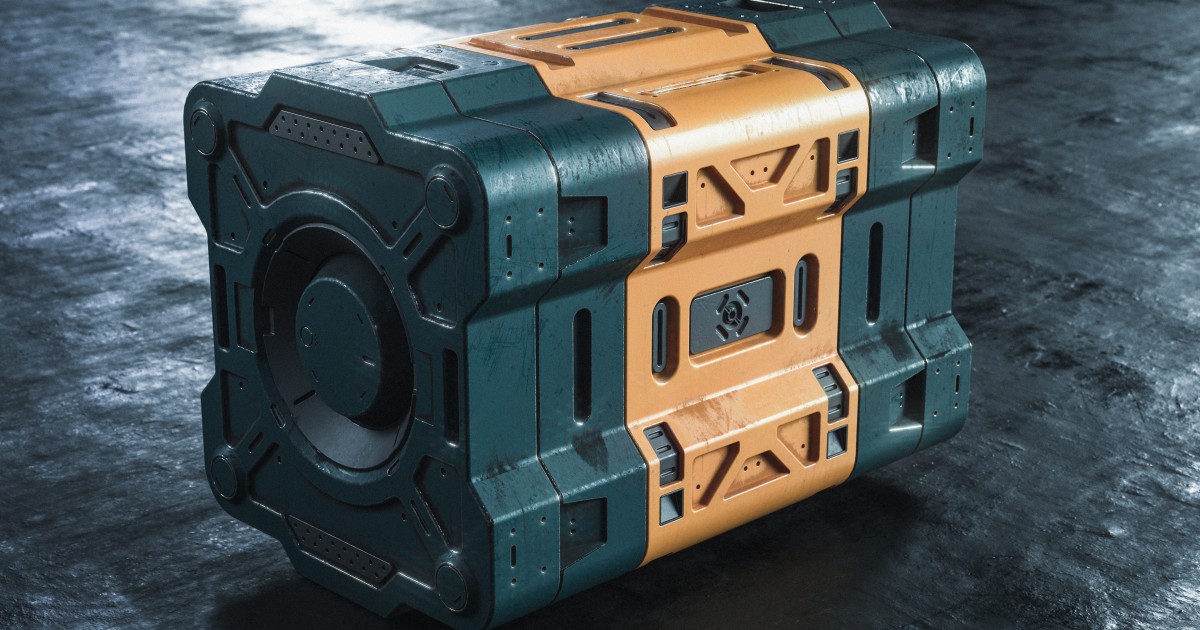 Sci-fi storage crate | Autodesk Community Gallery