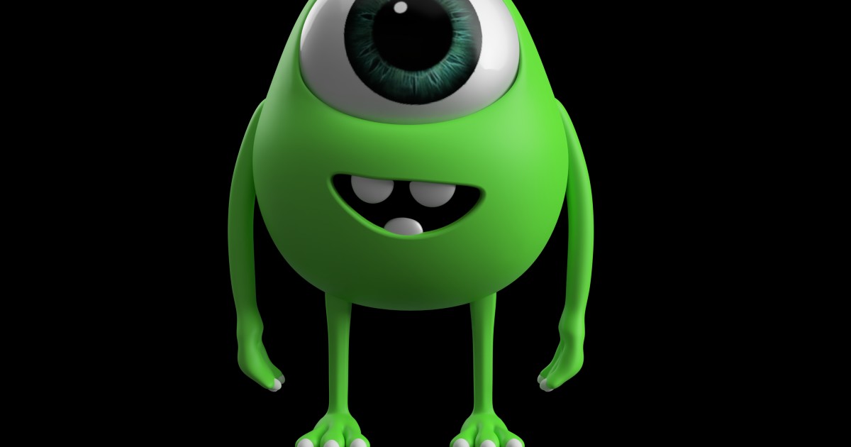 Mike Wazowski_ Monster INC_ Fan Art_Halloween | Autodesk Community Gallery