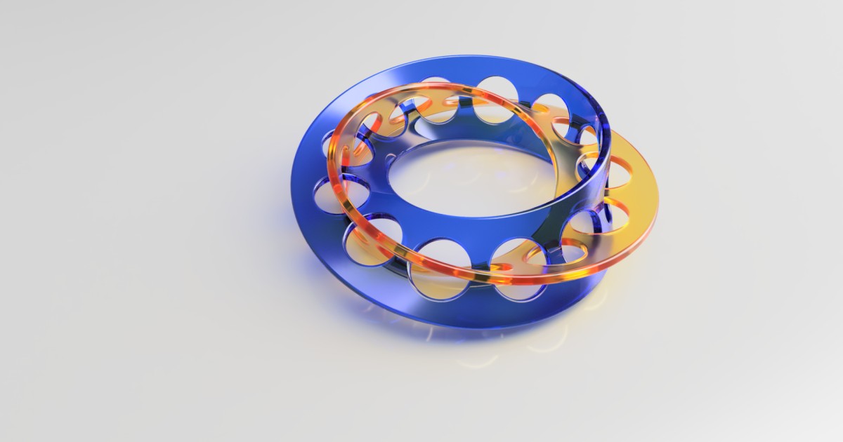 Interlocked Mobius Ring - Pierścień Möbiusa | Autodesk Community Gallery