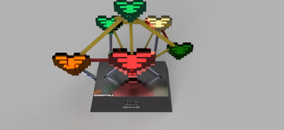 twin soul undertale soul | Autodesk Community Gallery