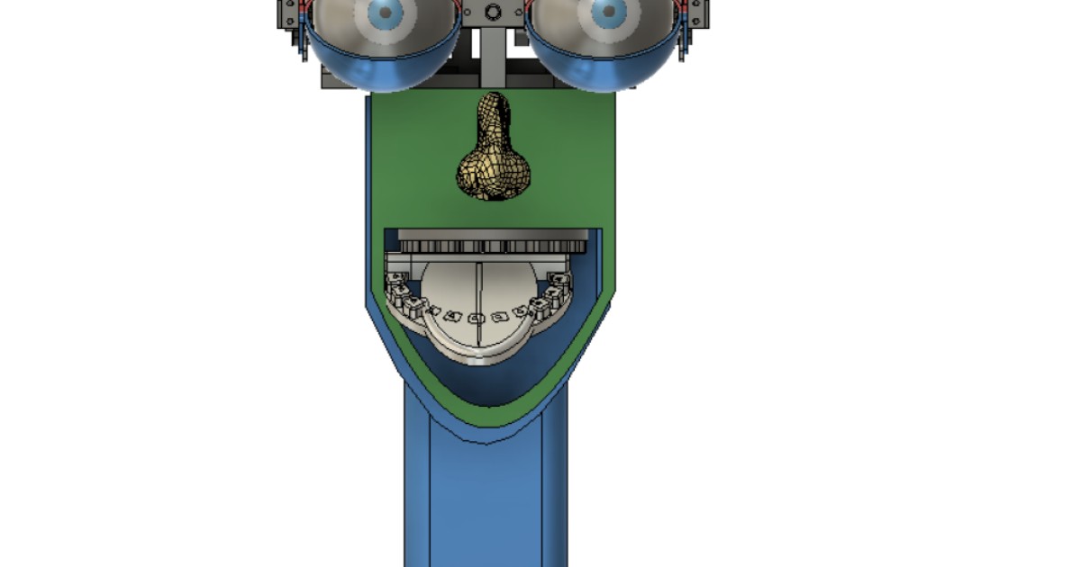 Robot Head Eye Mechanism 3D Printing | Autodesk Community Gallery