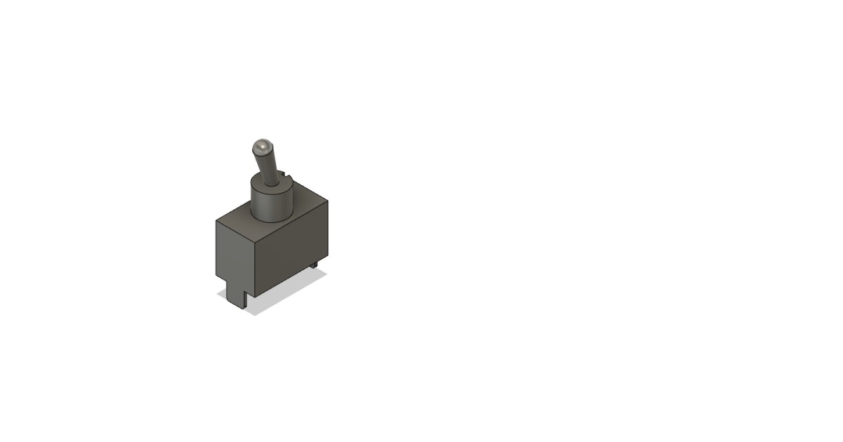 Rocker Toggle 15A 250V 20A 125V SPST 2Pin ON/Off Switch | Autodesk ...