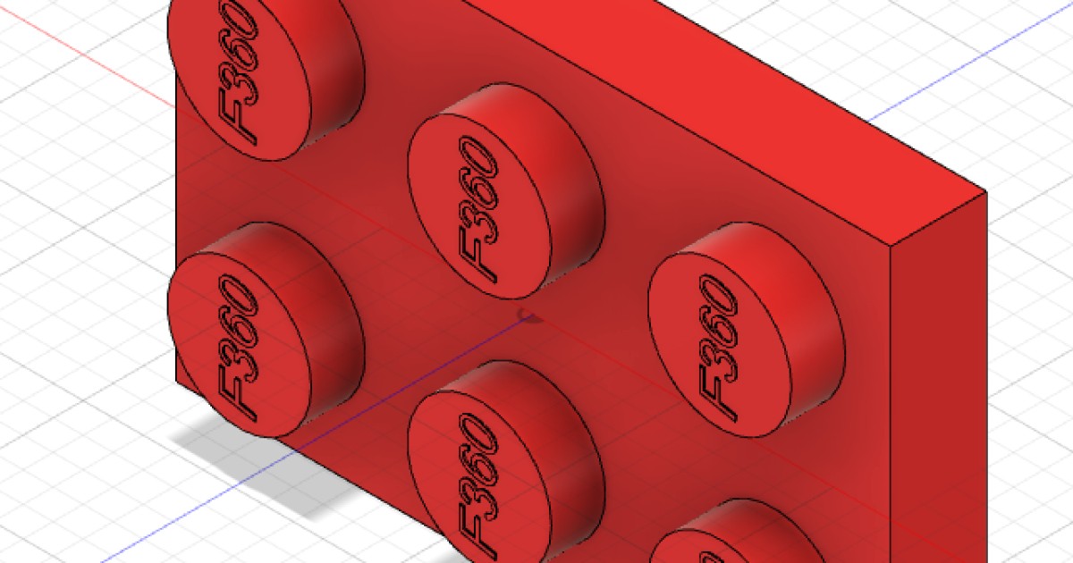 Parametric Lego Brick | Autodesk Community Gallery