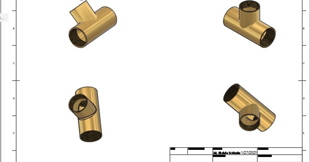 T-socket drawing | Autodesk Community Gallery