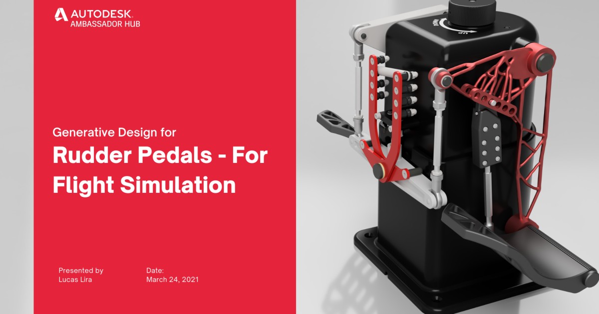 Expert Rudder System for Flight Simulation - Generative Design Fusion ...