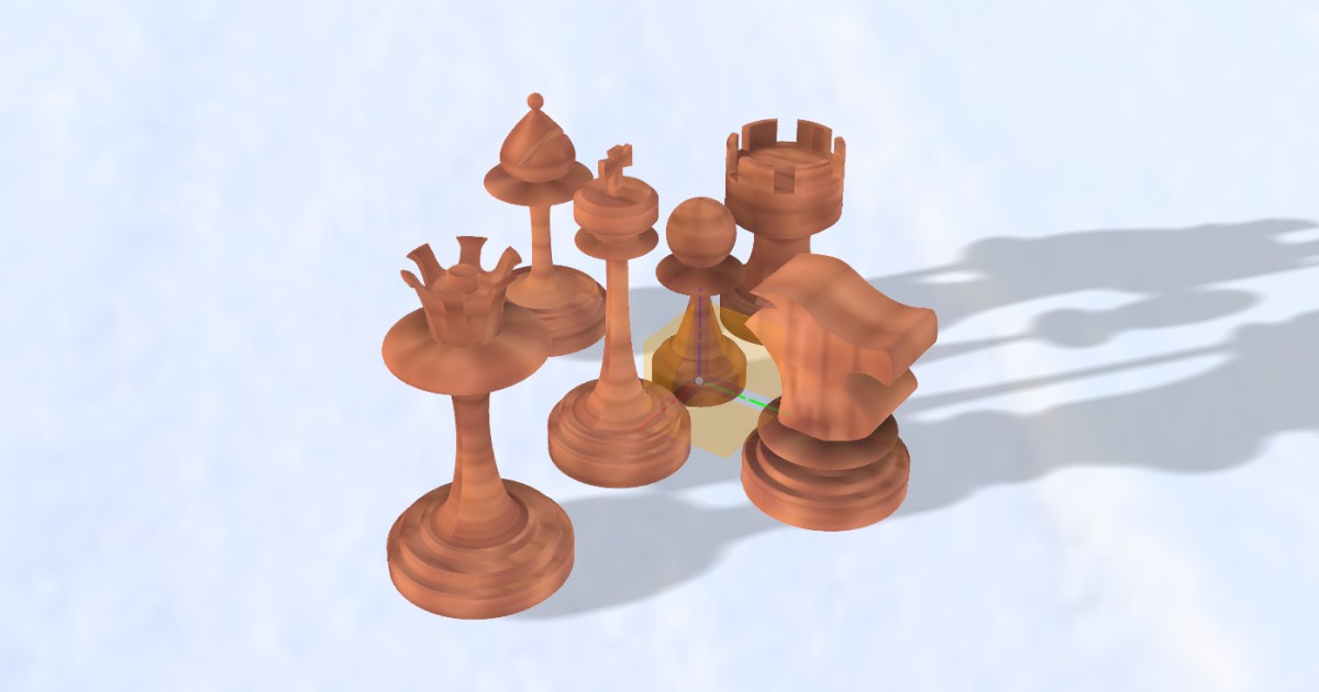 Chess pieces | Autodesk Community Gallery