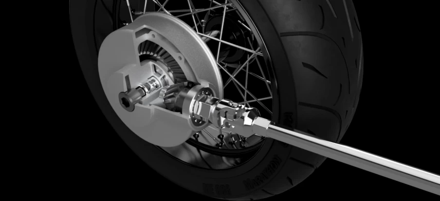 Motorcycle Rear Tire Assembly | Autodesk Community Gallery
