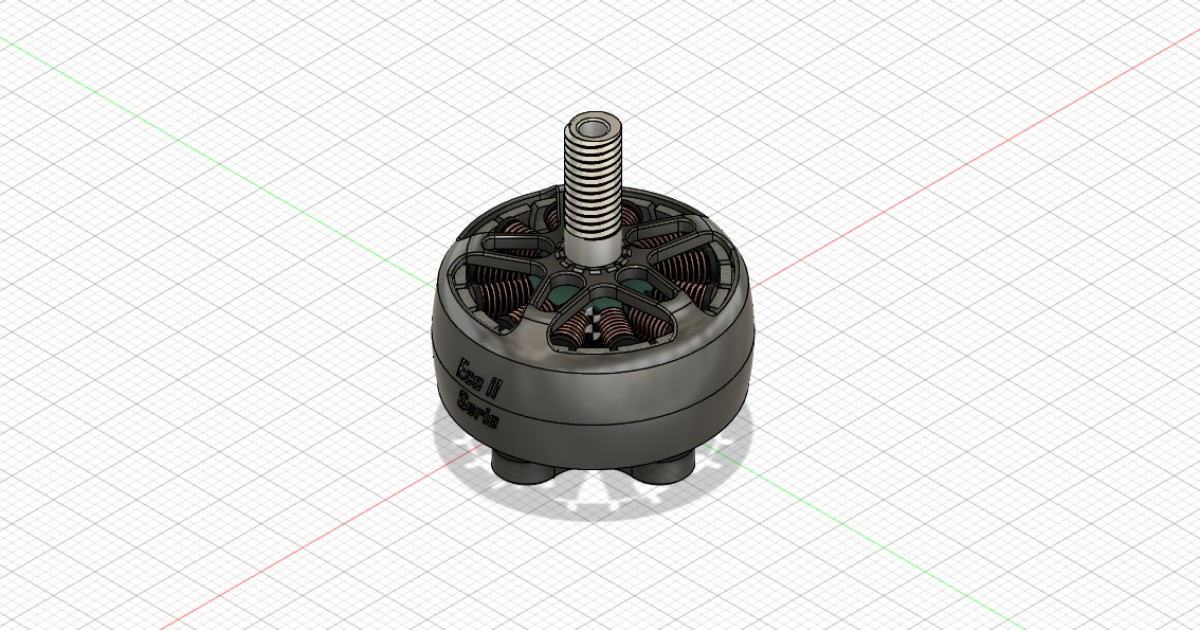 Brushless Motor EMAX Series II 2207 1700KV | Autodesk Community Gallery