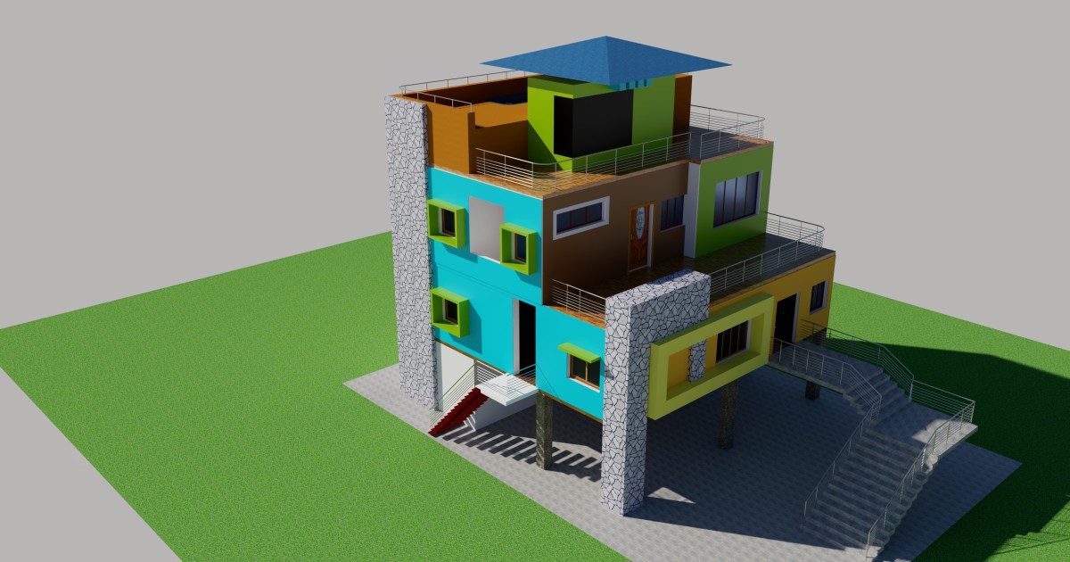 3d house | Autodesk Community Gallery