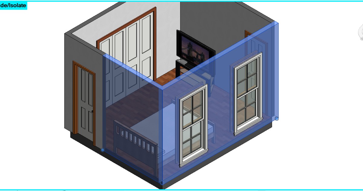 Basic Small Bedroom Design (Revit) | Autodesk Community Gallery
