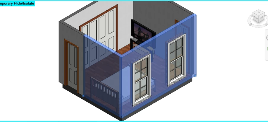Basic Small Bedroom Design (Revit) | Autodesk Community Gallery