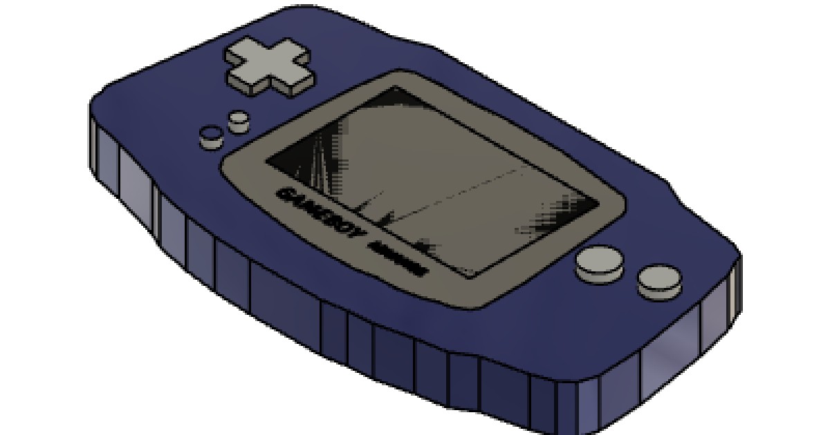 Game Boy Advance | Autodesk Community Gallery