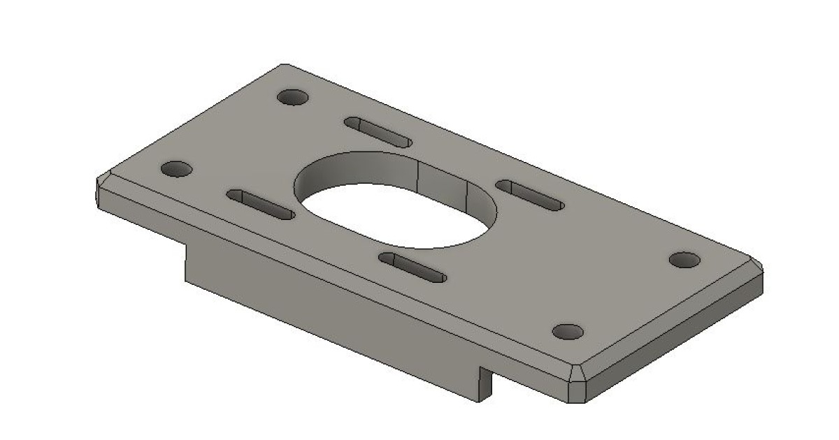 Nema 17 Stepper Motor Mount Bracket - Adjustable Motor Mount Slots ...