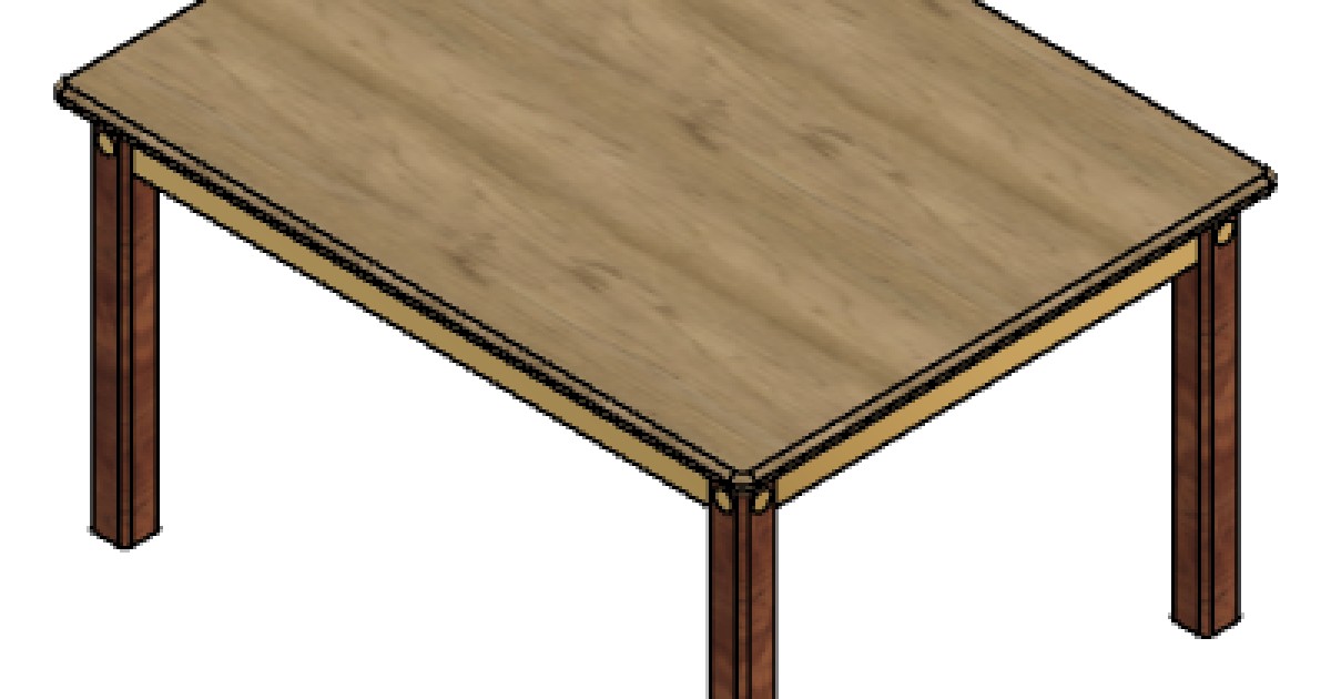 SIMPLE DINING TABLE | Autodesk Community Gallery