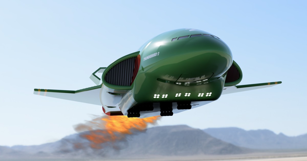 My version of Thunderbird 2 as a kid was my favourite. | Autodesk ...