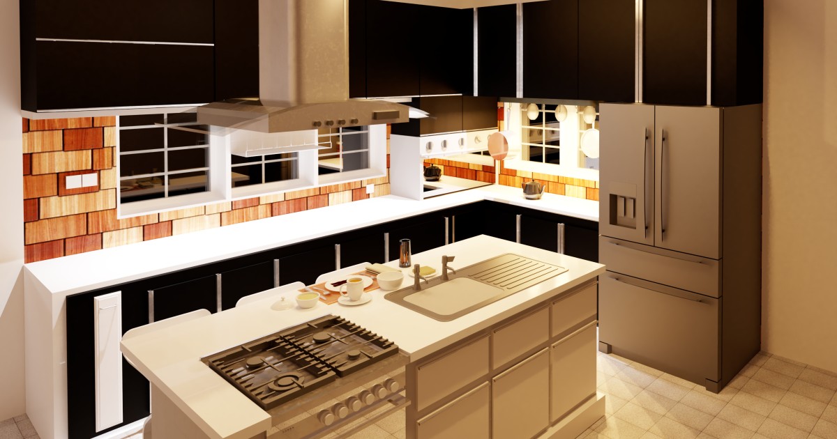 Project kitchen by revit arch | Autodesk Community Gallery