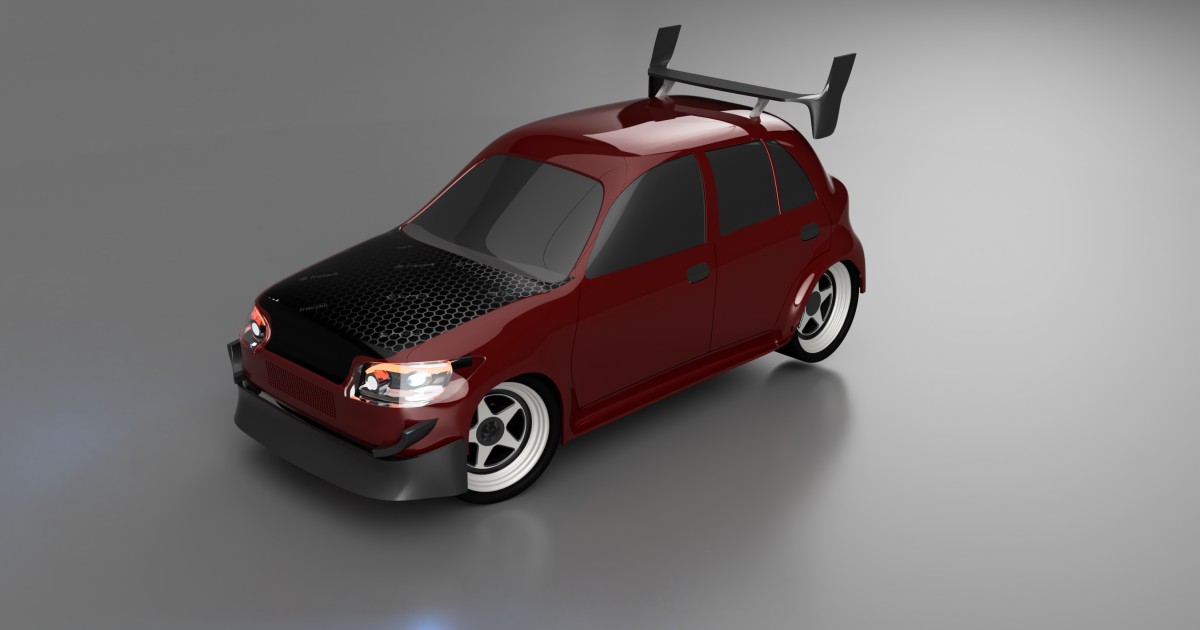 Starlet car 1997 | Autodesk Community Gallery