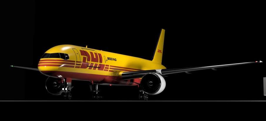 Boeing 757 DHL Livery | Autodesk Community Gallery