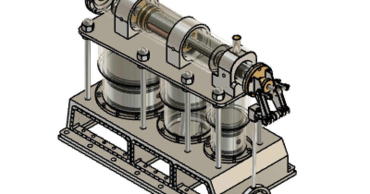 Tripple Expansion Steam Engine | Autodesk Community Gallery