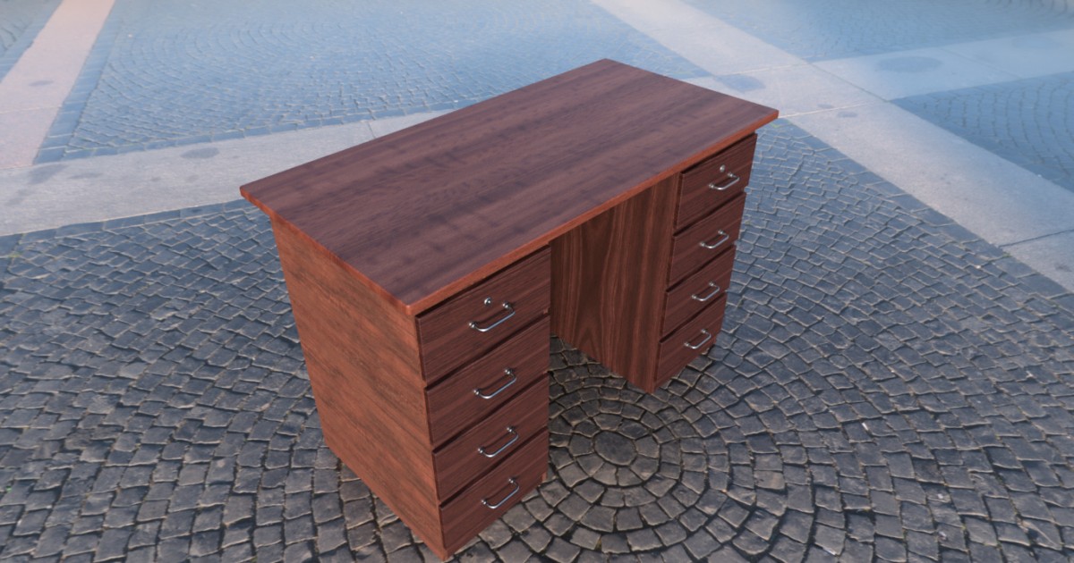 Solid wood professional desk | Autodesk Community Gallery