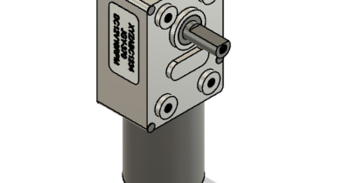 JGY-370 DC12V10RPM Hobby Motor | Autodesk Community Gallery