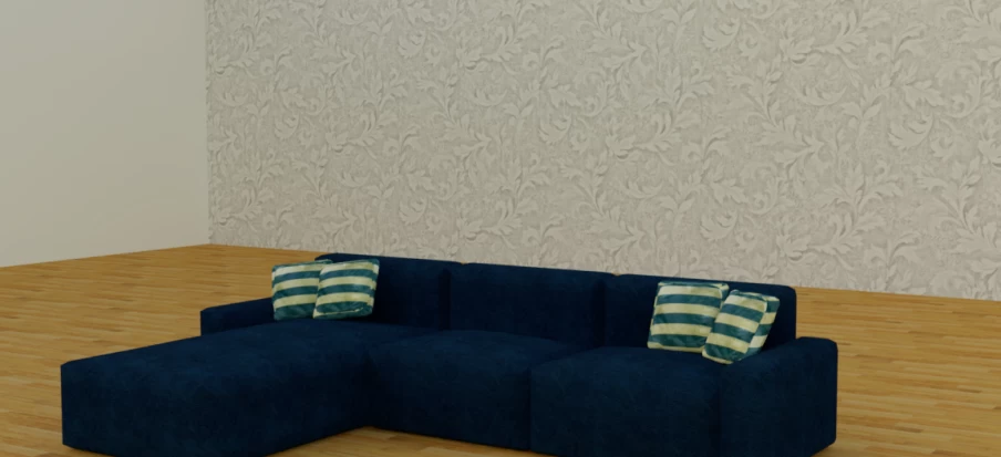 L Shape Sofa set 3D design in AutoCAD | Autodesk Community Gallery