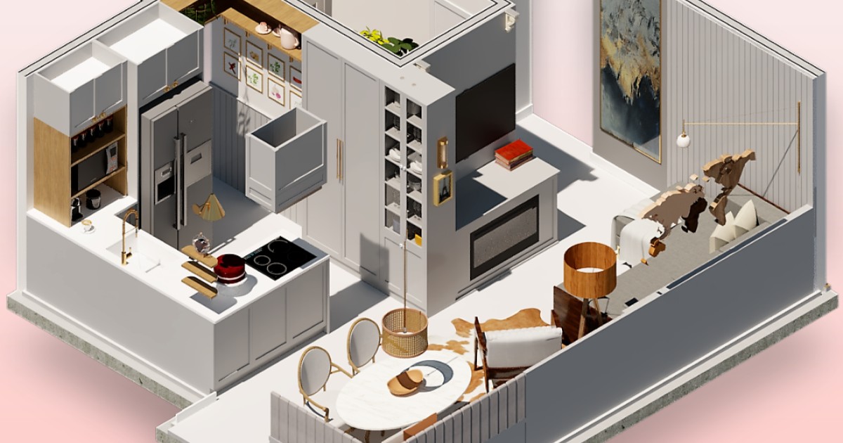 Projeto de Apartamento em Revit | Autodesk Community Gallery