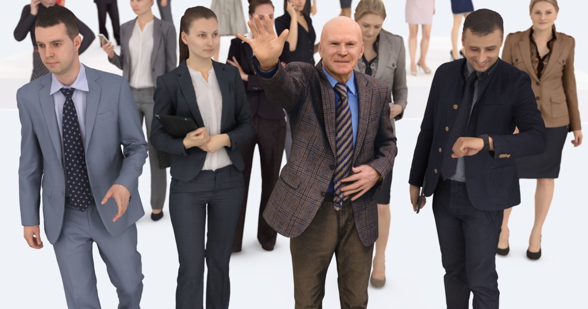 Business People 3d models 200+ | Autodesk Community Gallery