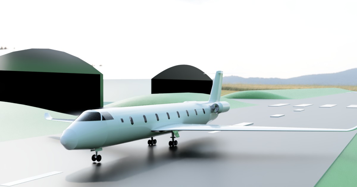 Private Jet - Based on Bombardier 1800 | Autodesk Community Gallery