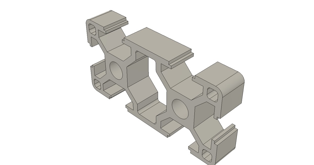 30mm x 60mm Aluminium Extrusion Profile | Autodesk Community Gallery