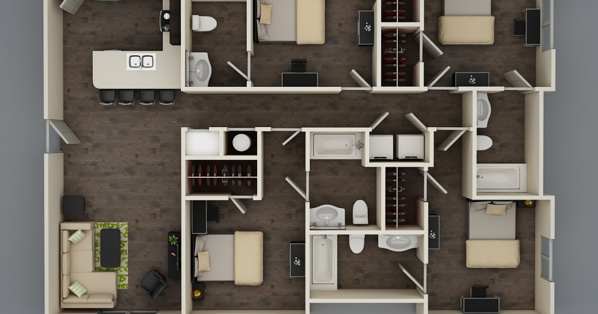 3D Floor Plans | Autodesk Community Gallery