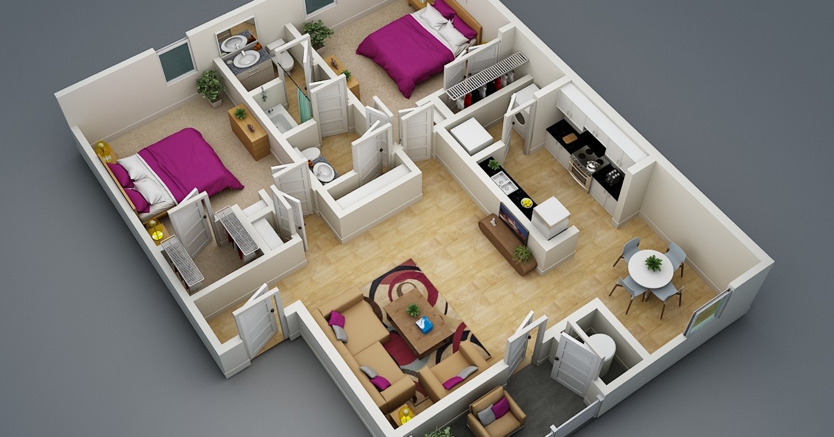 3D Floor Plans | Autodesk Community Gallery