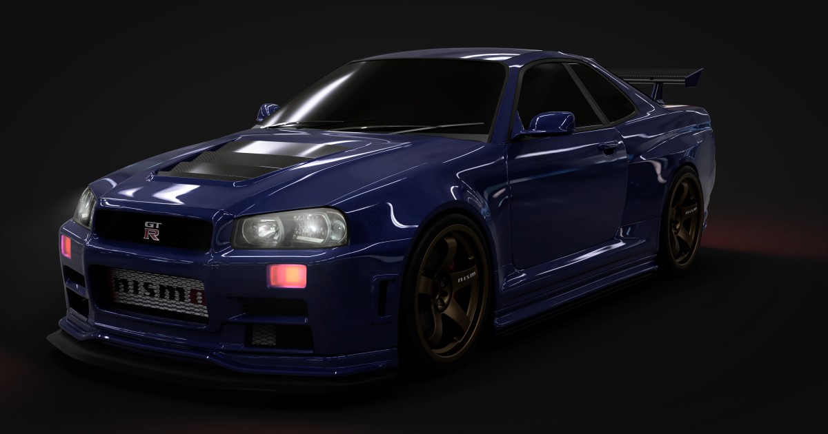 Nissan Skyline GT-R (R34) | Autodesk Community Gallery