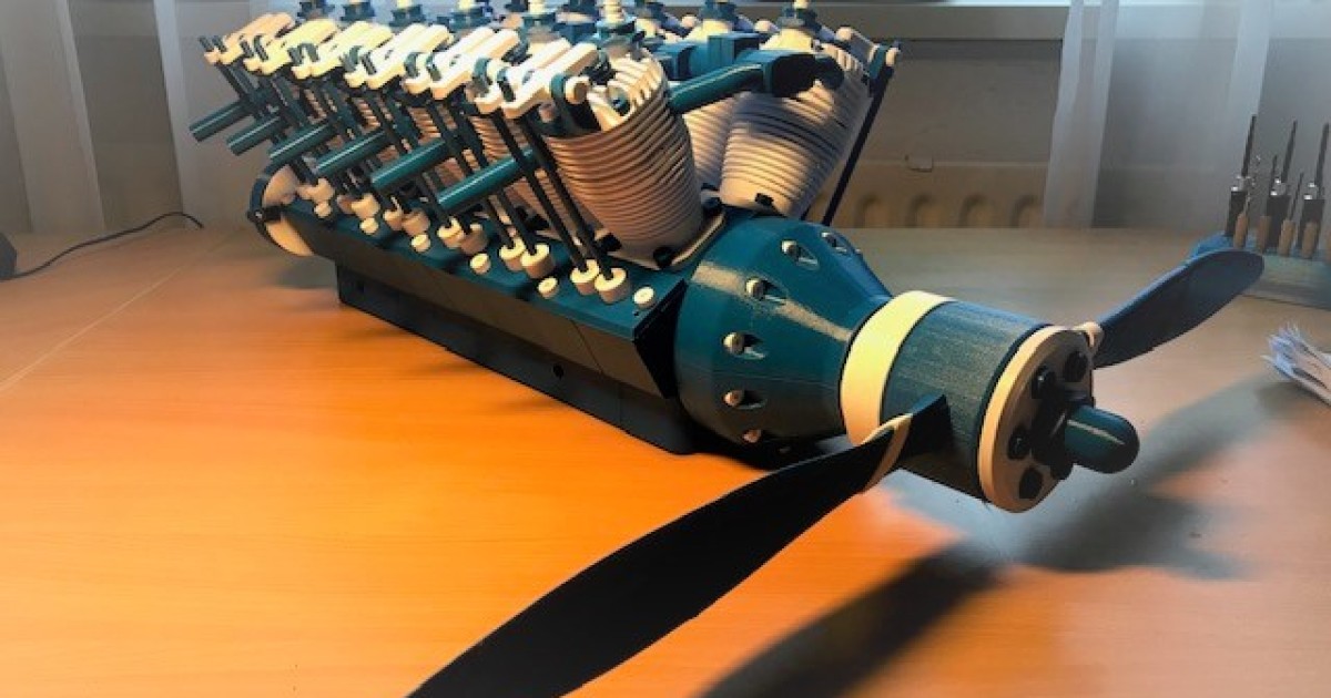 12_Cilinder_Engine | Autodesk Community Gallery