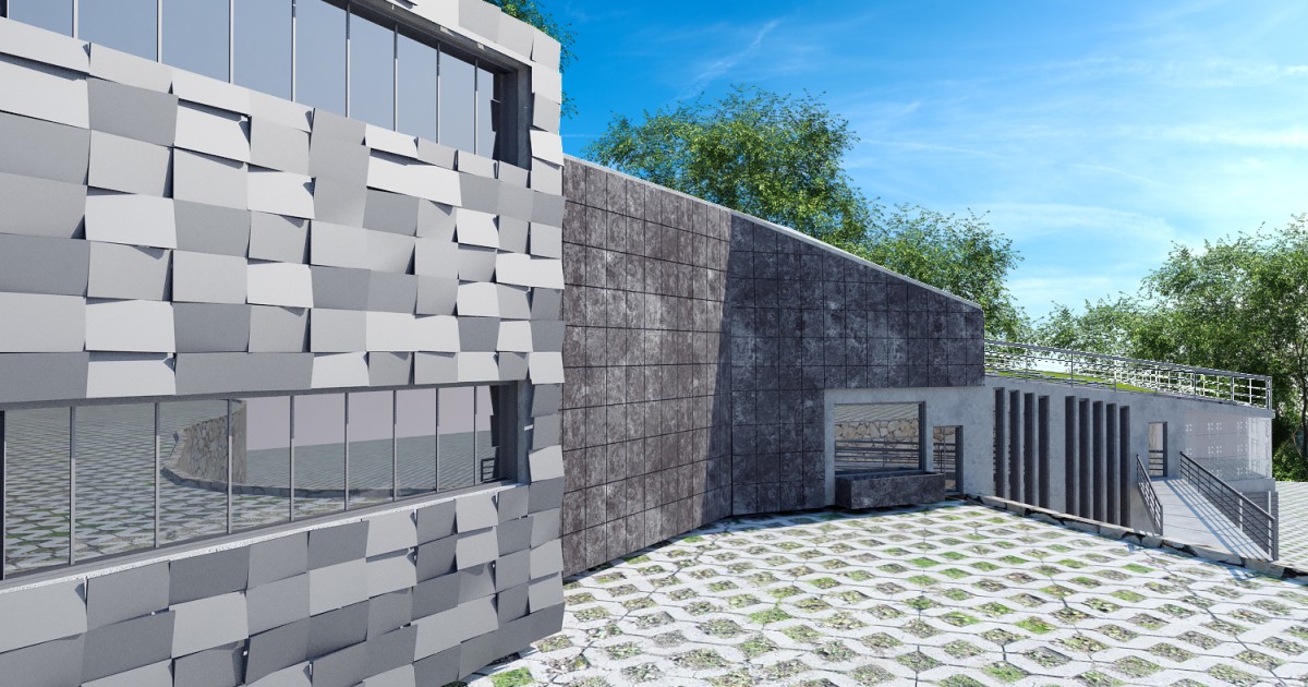 a library design in 3ds max | Autodesk Community Gallery