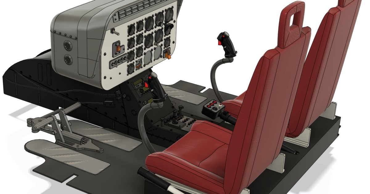 Bell 206 Helicopter Cockpit | Autodesk Community Gallery